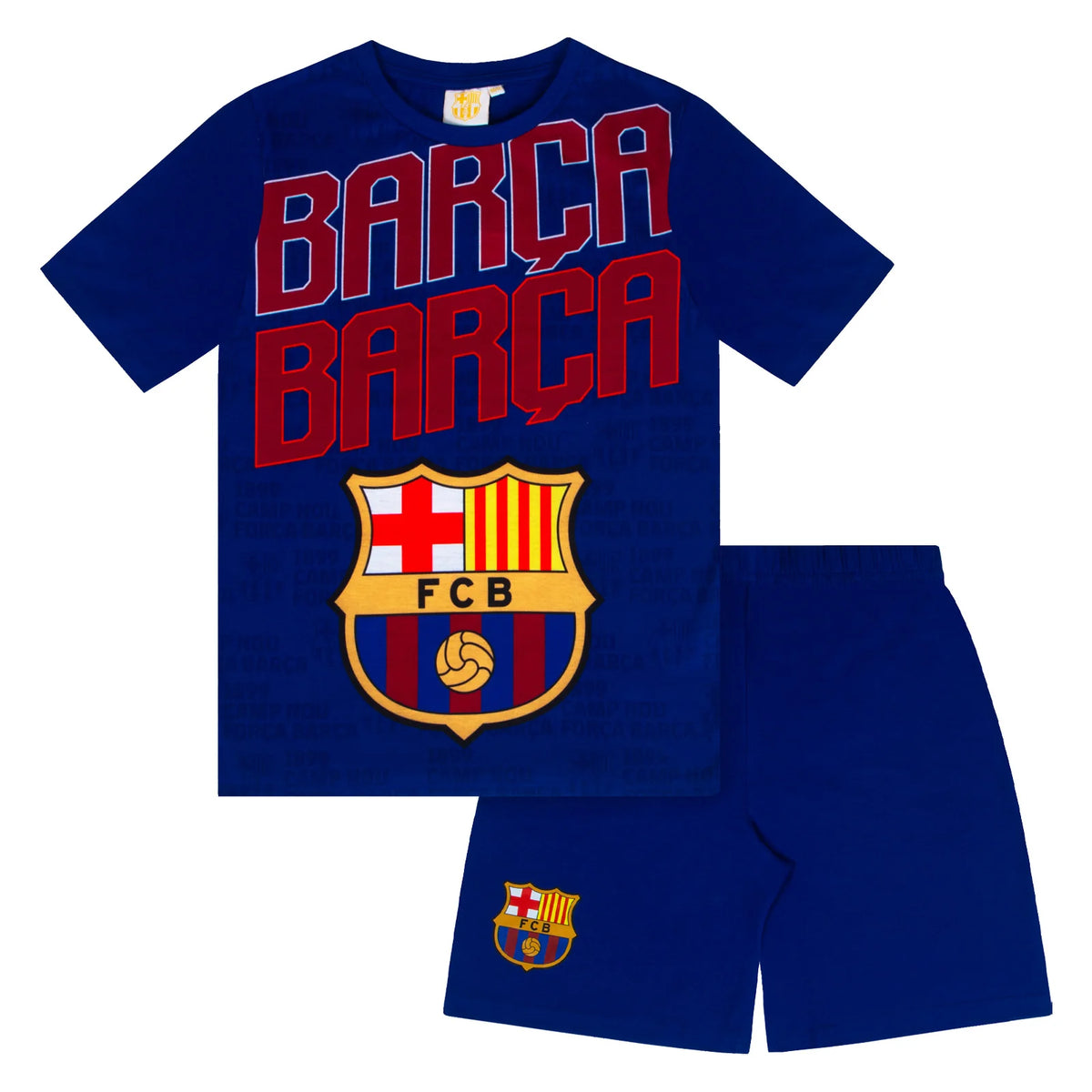 Official FC Barcelona Boys Short Pyjamas – My Rocking Kids
