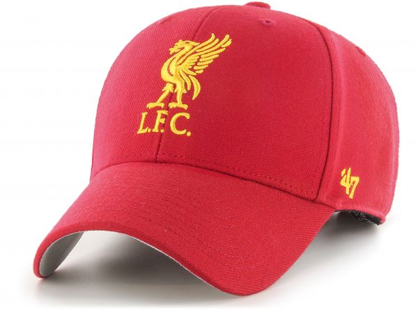 Official Liverpool 47 Brand MVP Baseball Cap Relaxed Fit Wool Cap – My ...