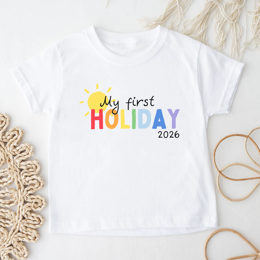 My First Holiday 2026 T-Shirt – My Rocking Kids