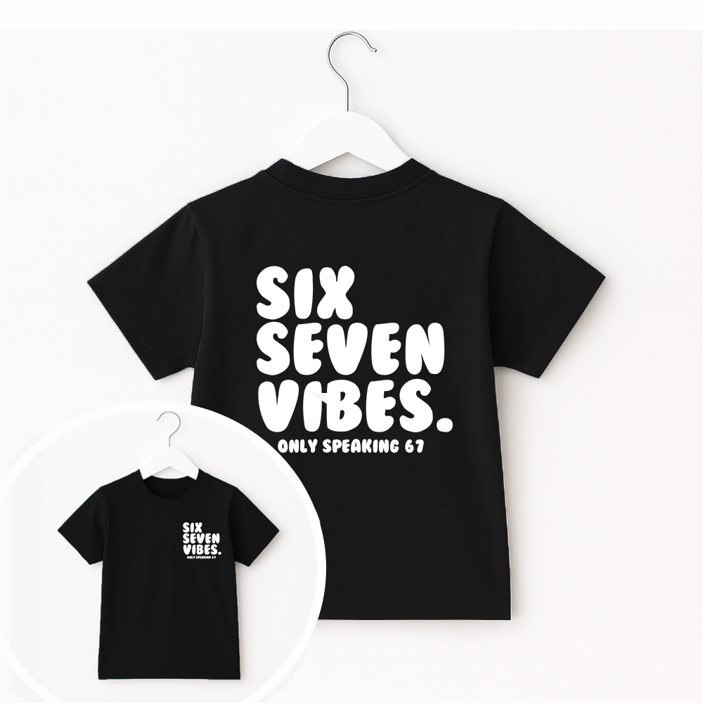 Six Seven Vibes Graphic T-Shirt – My Rocking Kids