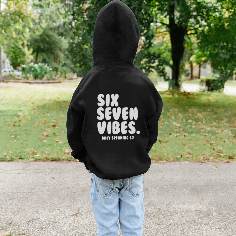 Six Seven Vibes Graphic Hoodie – My Rocking Kids