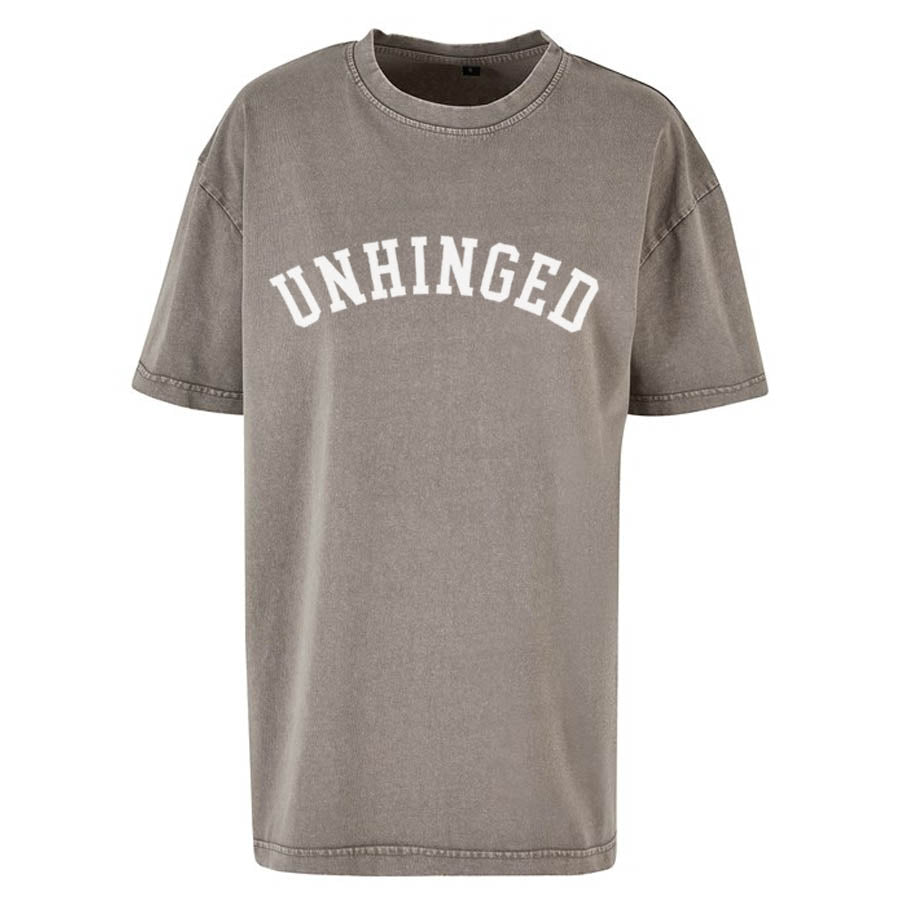 Unhinged College Oversized Acid Wash Tee – My Rocking Kids