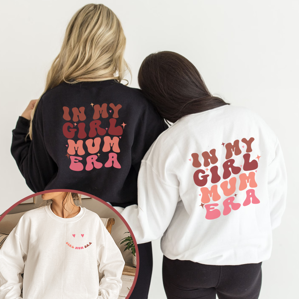 My Girl Mum Era Front & Back Logo Sweatshirt – My Rocking Kids